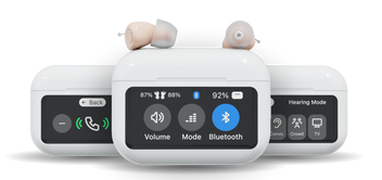 Atom X | Touchscreen hearing aid – Audien Hearing